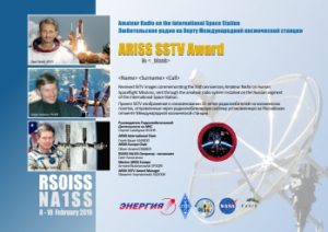 ARISS SSTV Award “Amateur Radio in Space” – ISS FAN CLUB – for Fans of ...
